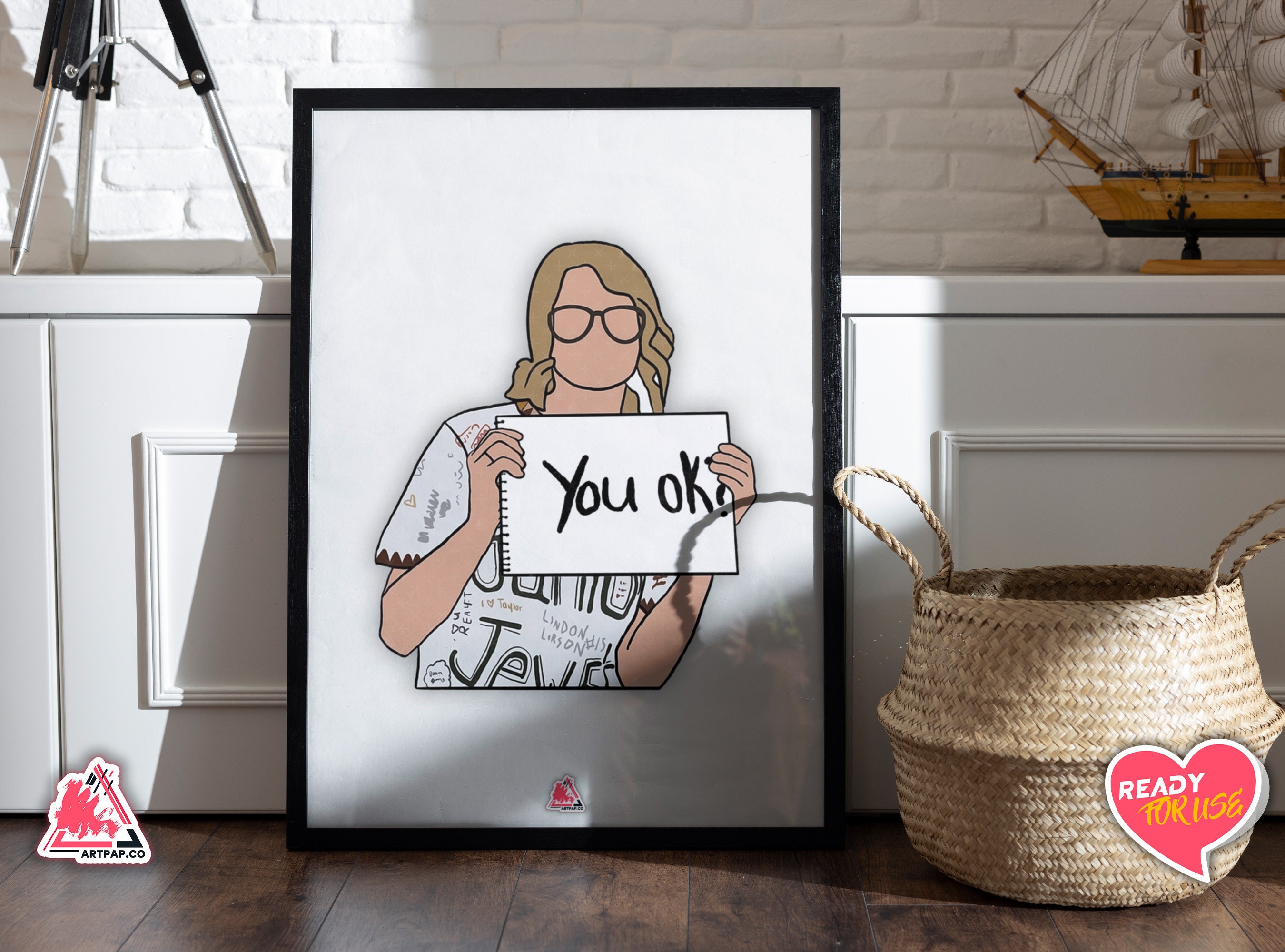 YOU OK?" Taylor Hand Draw Poster, Taylor taylor version Poster sold by ...