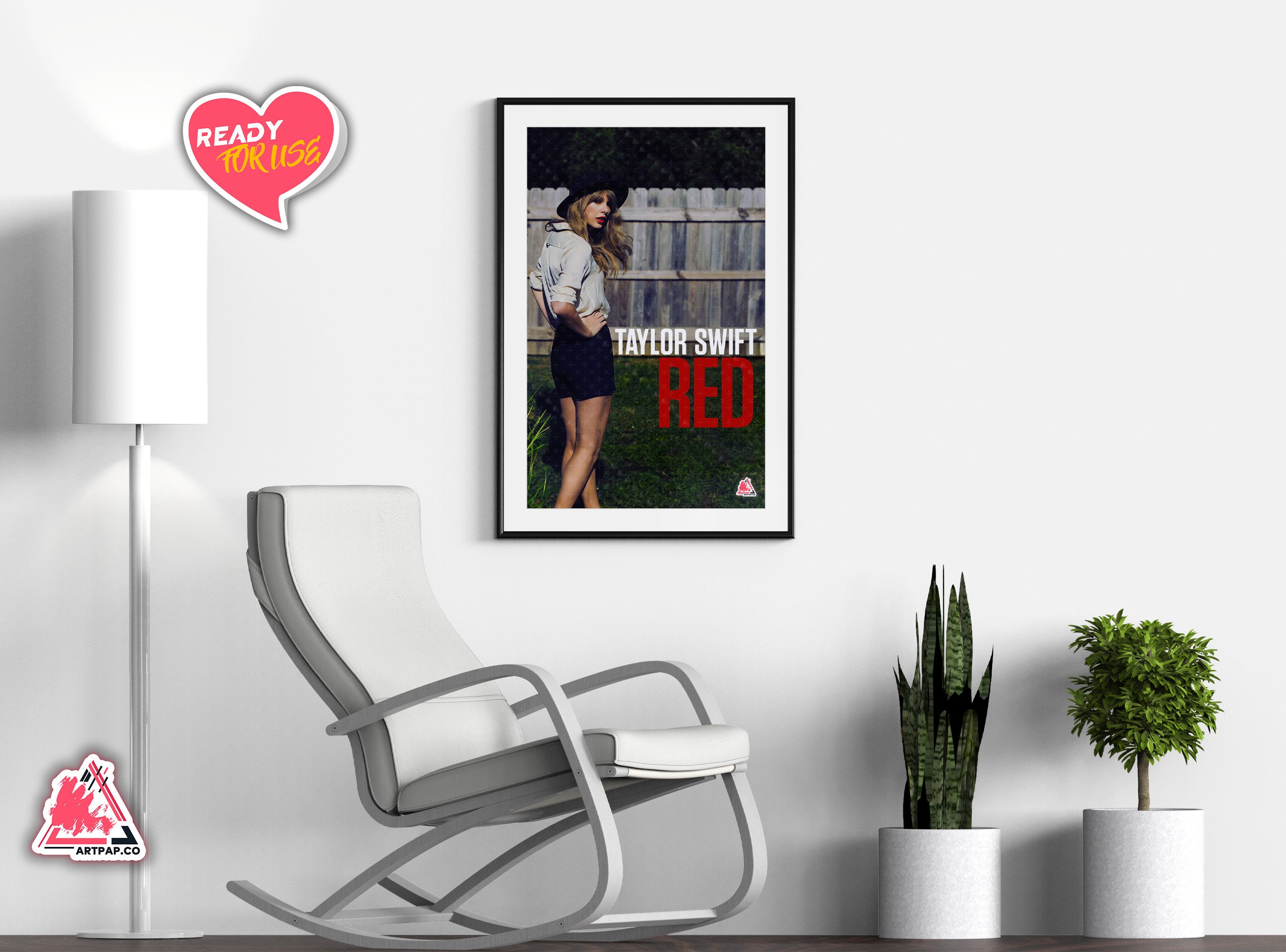 RED Taylor Album Cover Poster, Taylor Taylor Version Artificial ...