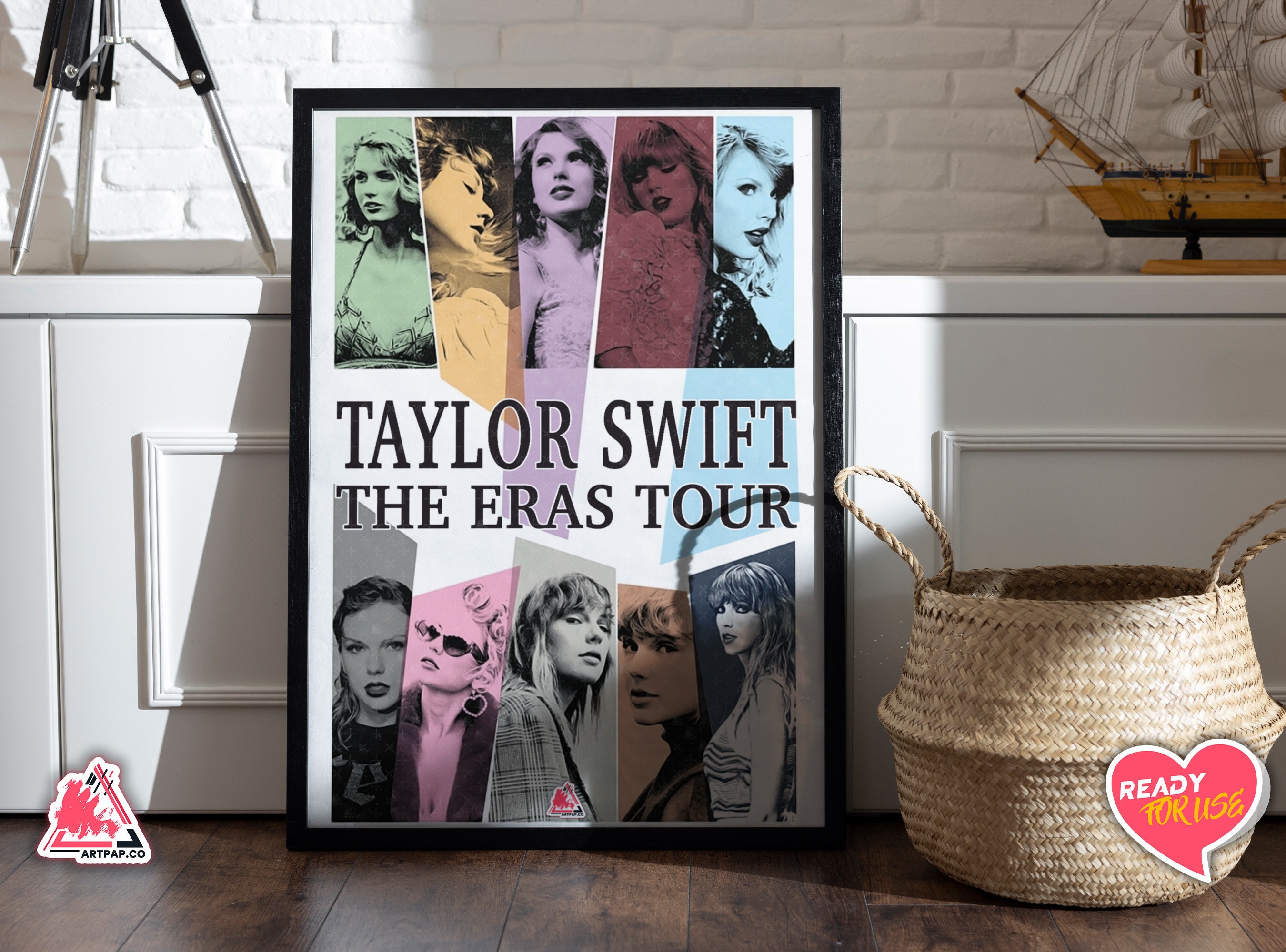 Taylor The Eras Tour Concert Poster, Taylor Taylor Version Poster