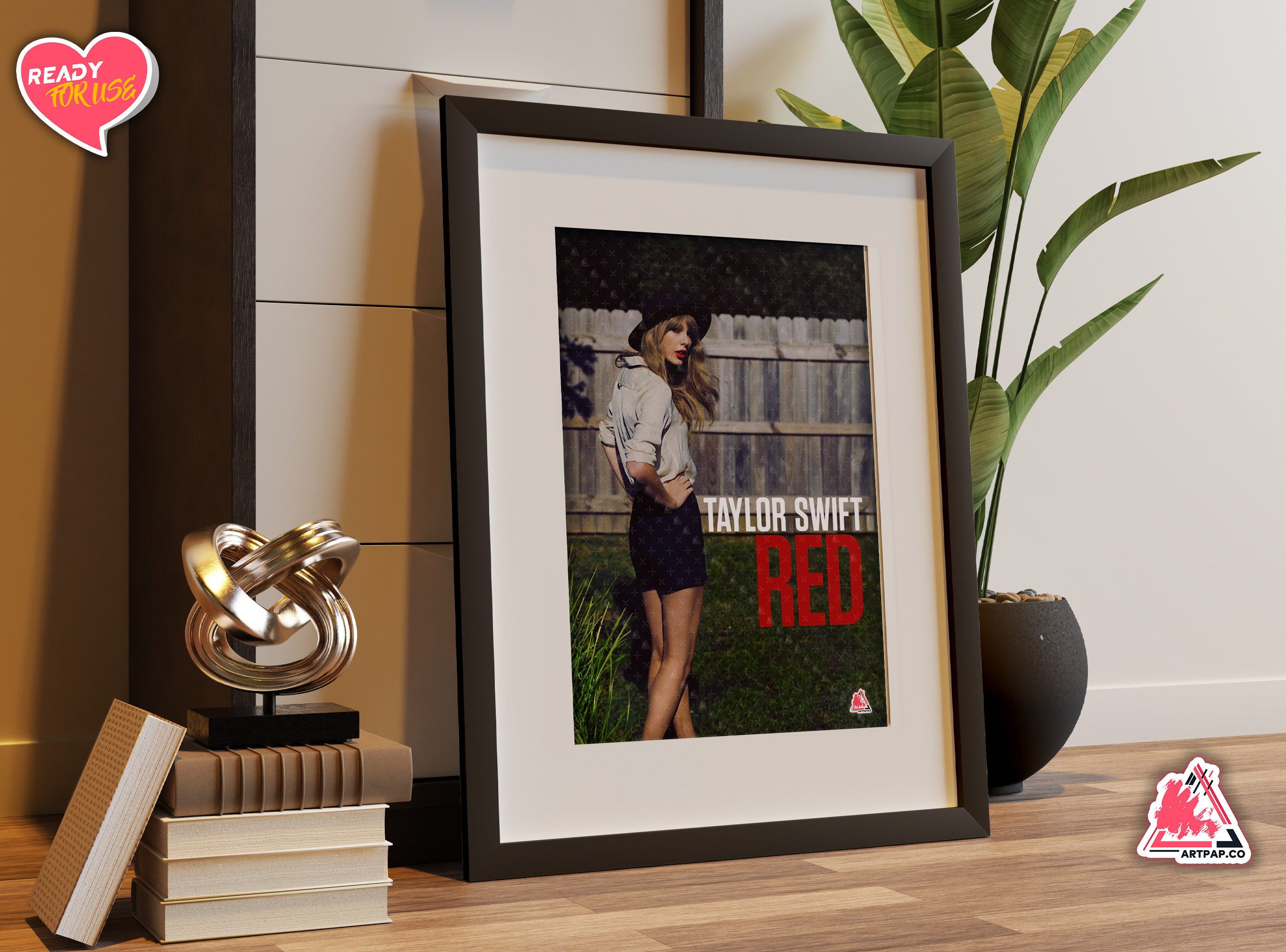 RED Taylor Album Cover Poster, Taylor Taylor Version Artificial ...