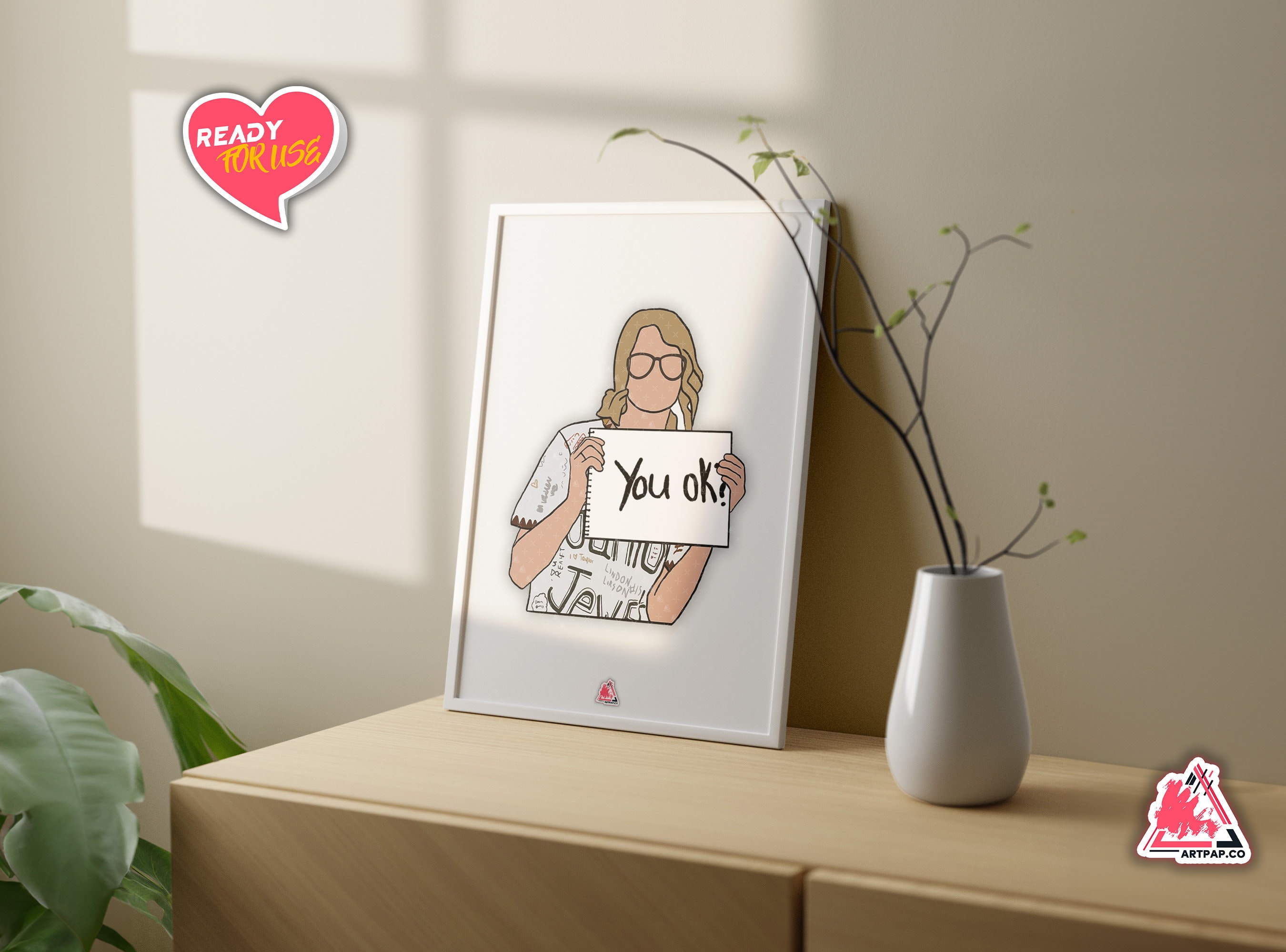 YOU OK?" Taylor Hand Draw Poster, Taylor taylor version Poster sold by ...