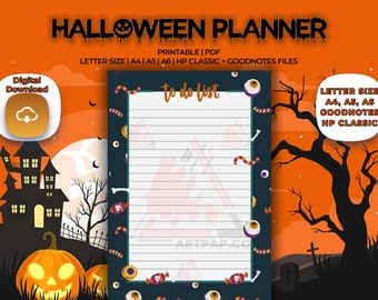 Cute Notes Fall Themed Digital Planner Daily Planner for - Etsy