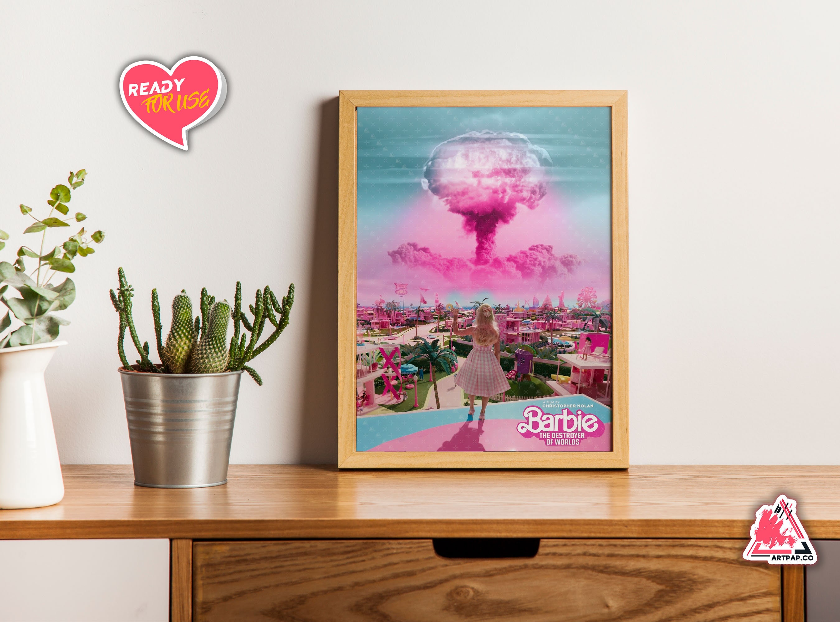 Barbenheimer | Poster Design | Barb And Heimer 2023 | Printerval Canada