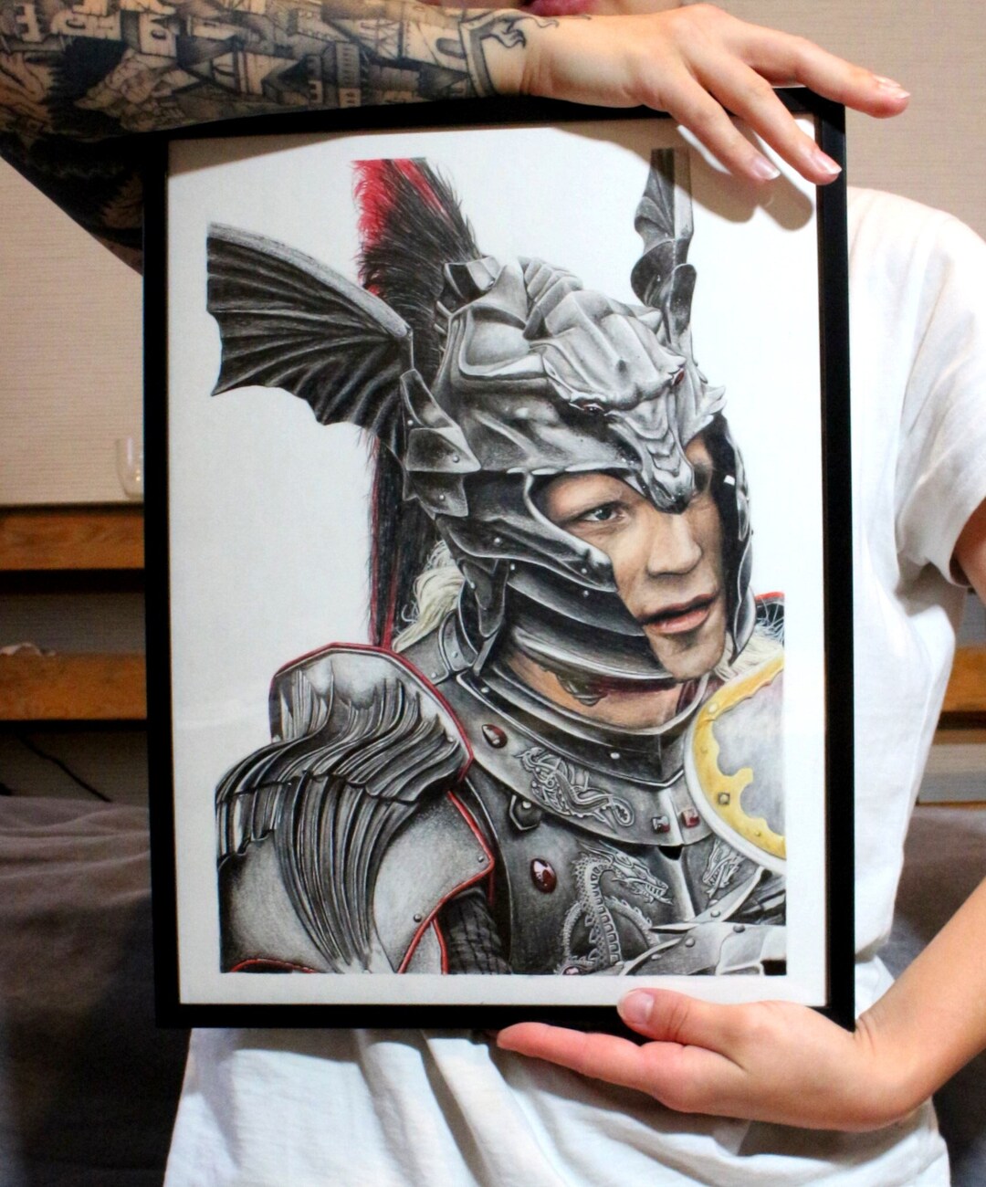 Original Drawing Daemon Targaryen House of the Dragon - Etsy