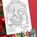 Nativity Coloring Page | Cut and Paste Activity (PDF) - Etsy