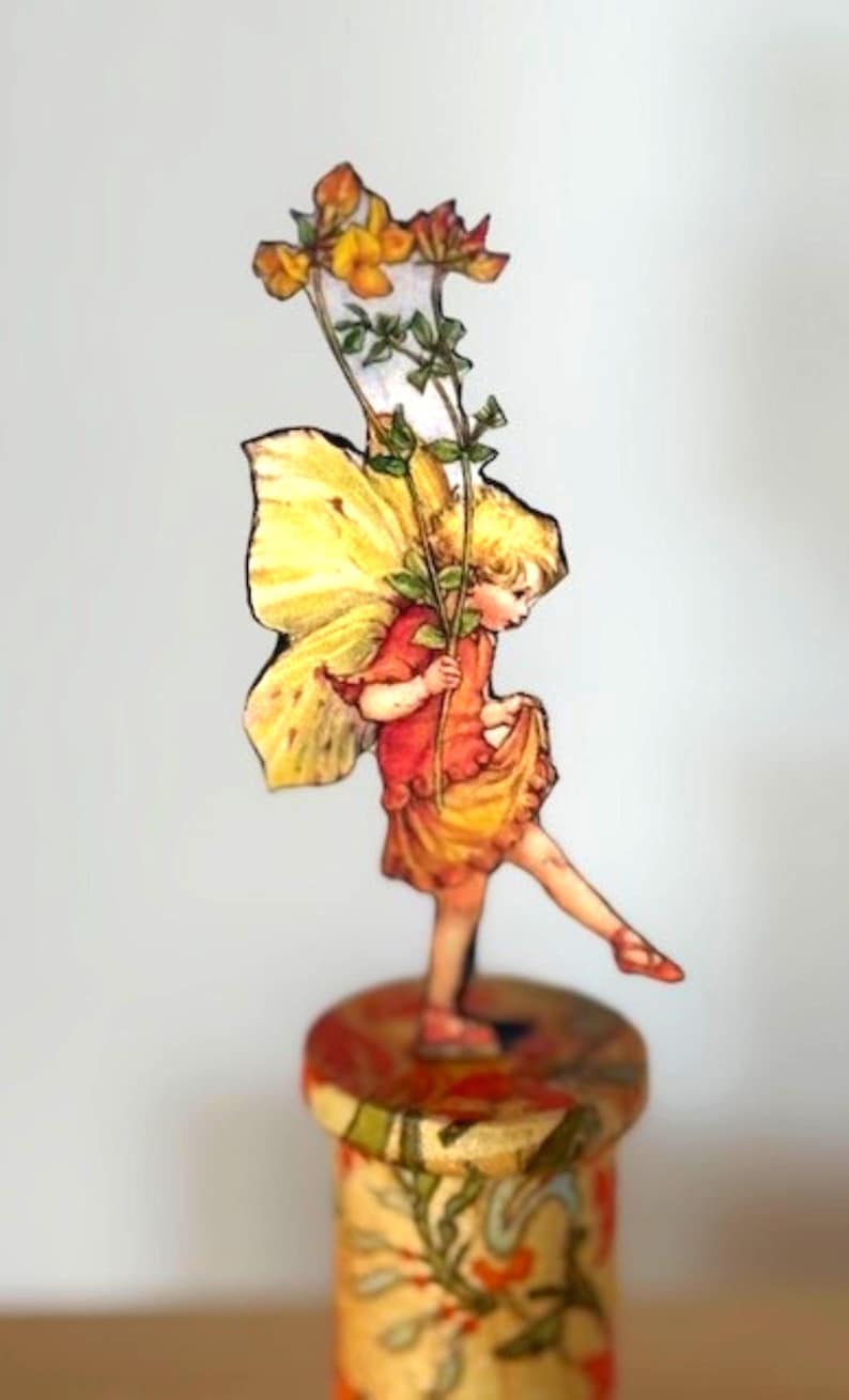 Fairy Girl on a Spool - Etsy