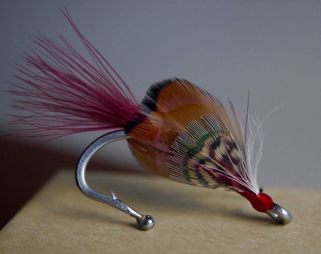 Fly Fishing Brooch Lapel Pin Boutonniere Silver Hook Good Omen - Etsy