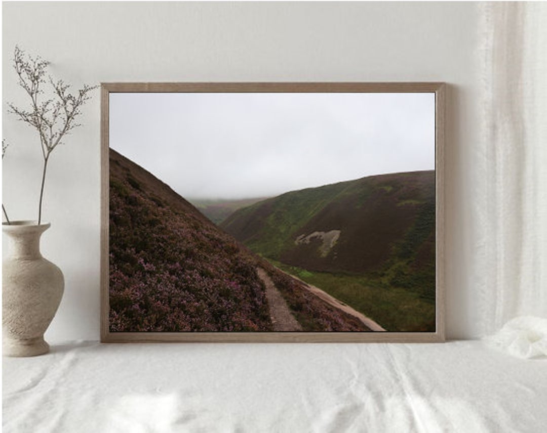 Scotland Pentlands Heather Moorland Wall Art Elegant Classy Digital ...