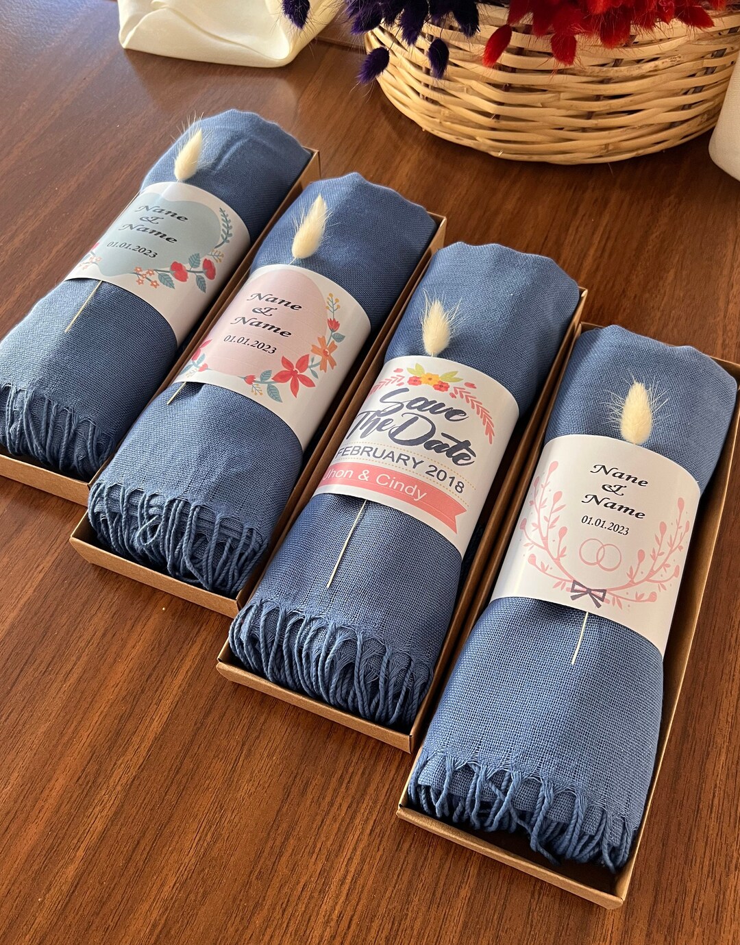 Bulk Pashmina Shawl,personalized Bridesmaid Shawl, Bridal Shower Favor ...