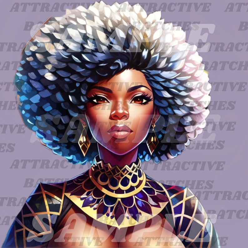 Empowering Black Women Clipart Mega Pack Elegant Digital Art - Etsy