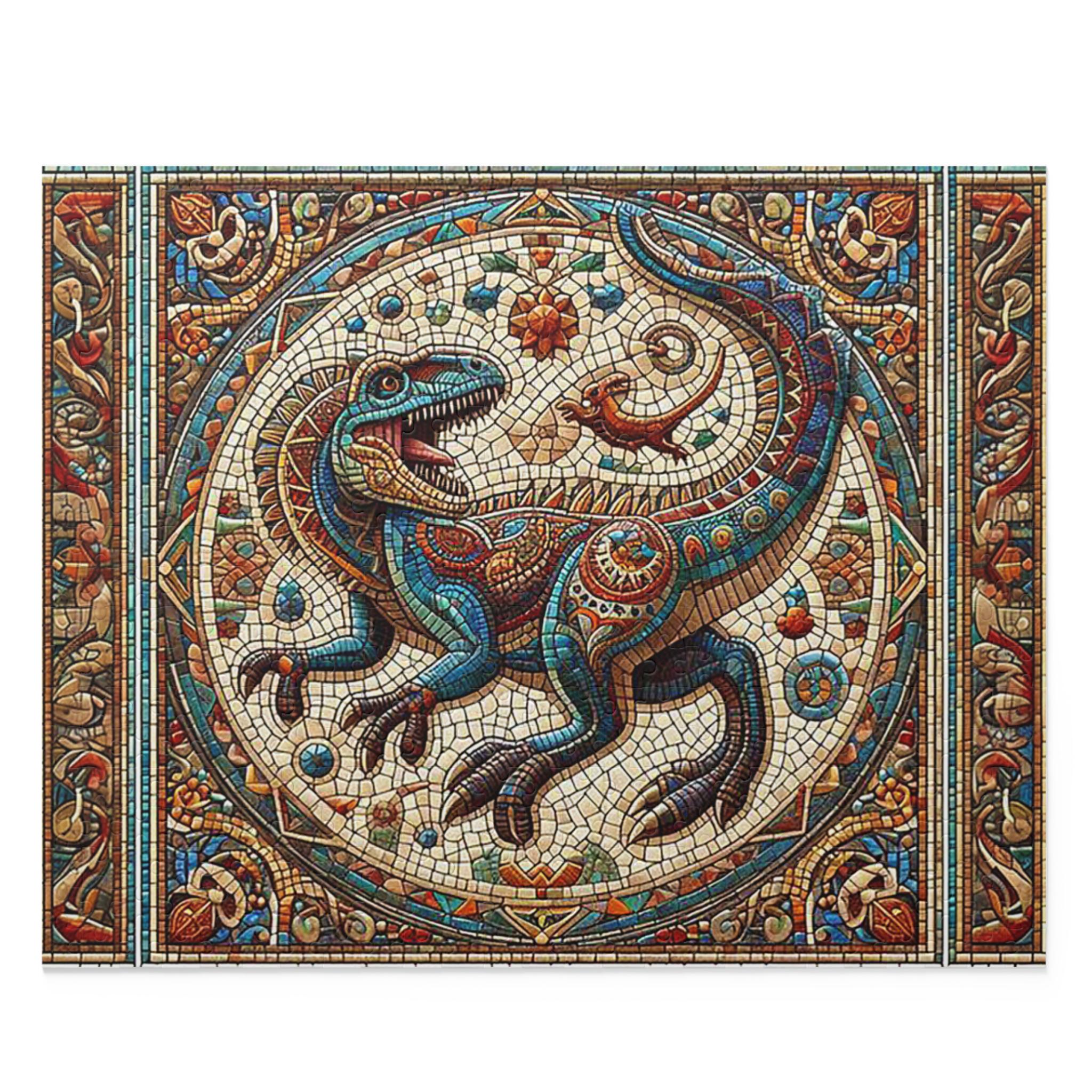 Dino Puzzle, Jurassic Park Jigsaw Puzzle, Office,hallway Decor ...