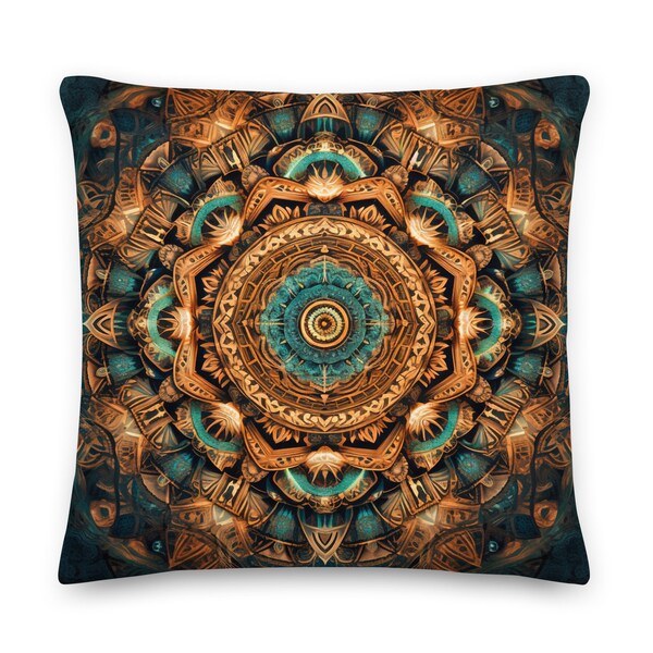 Mandala Pillow - Etsy