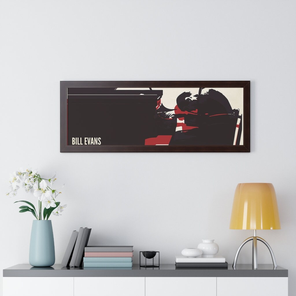 Framed Bill Evans Poster - Etsy