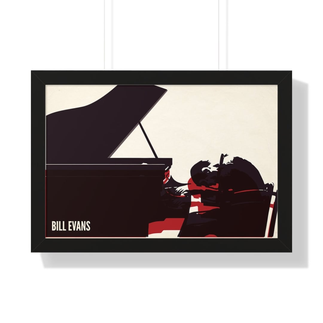Framed Bill Evans Poster - Etsy
