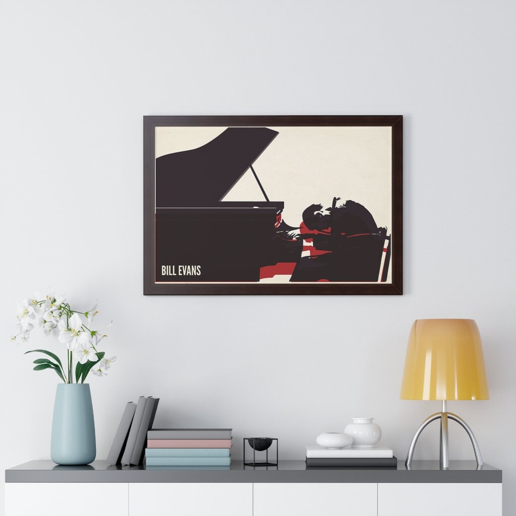 Framed Bill Evans Poster - Etsy