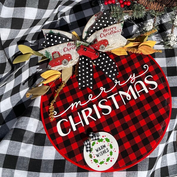 Red Buffalo Check - Etsy