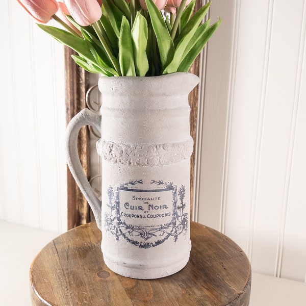 Hand Painted Pitcher - Etsy