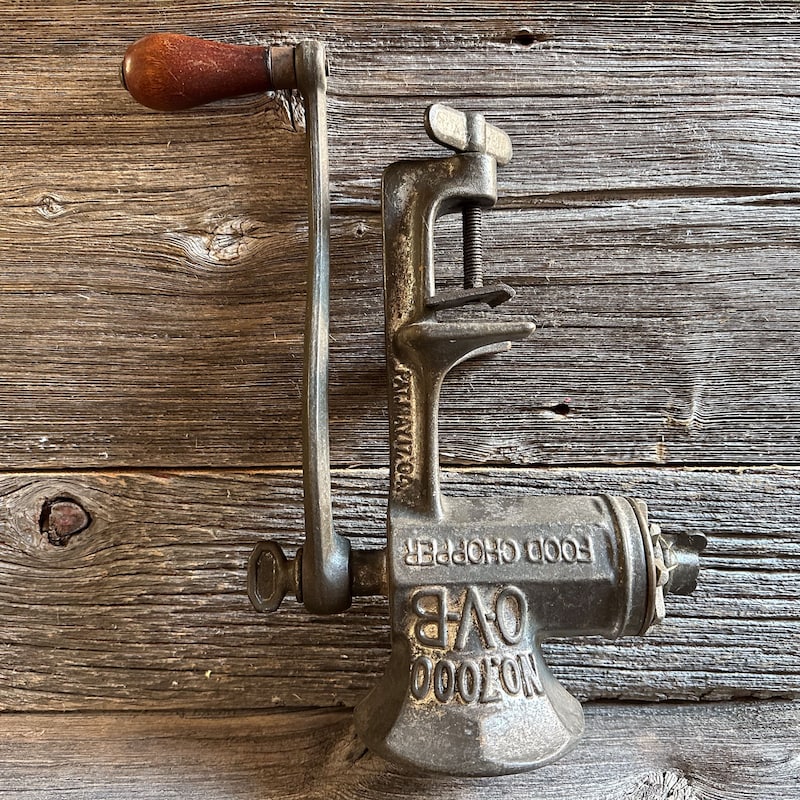 Antique Meat Grinder - Etsy