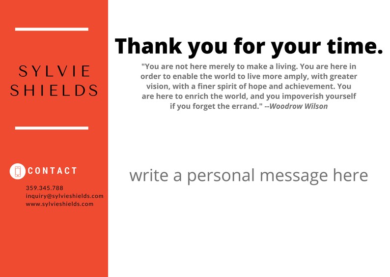 Modern Resume Template | Modern Interview Leave Behind - Etsy