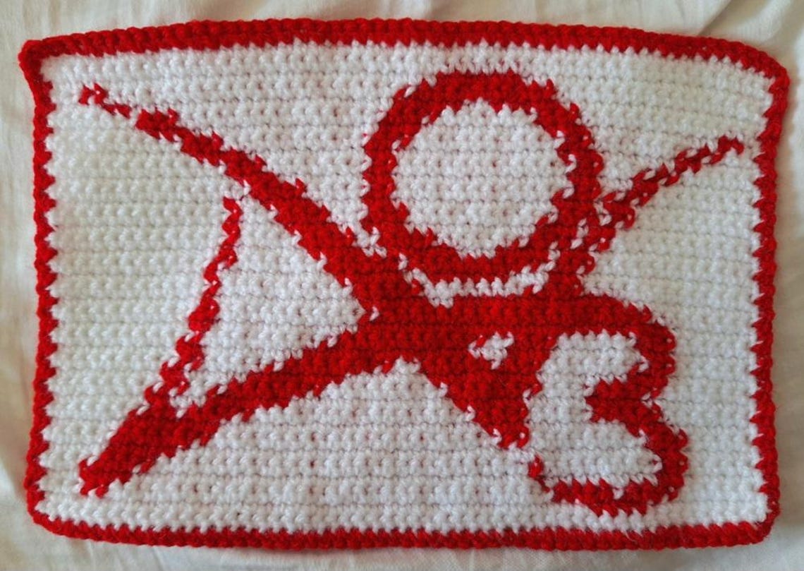Crochet Ao3 Logo and Kudos Tapestry Pattern *DIGITAL DOWNLOAD ...