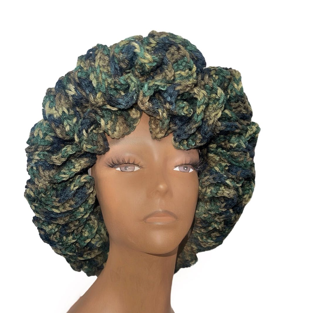 Handmade Crochet Extreme Ruffle Hat/ Winter Fashion Boho Style - Etsy