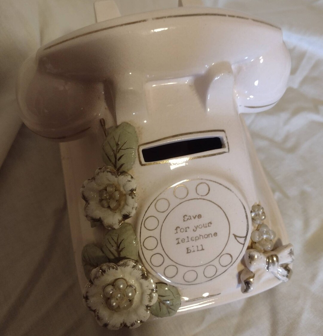 PINK Telephone Bank 5.97 Shipping - Etsy