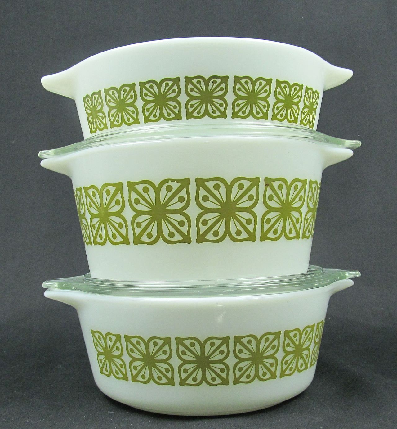 Vintage Pyrex Ovenware Bowls With Lids - Etsy