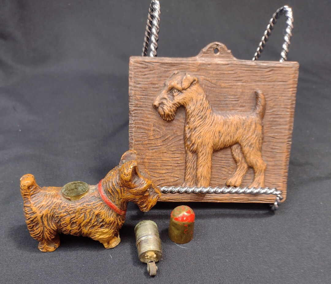 Vintage Scottie Stellar Lighter, Scottie Plaque 5.97 Shipping - Etsy
