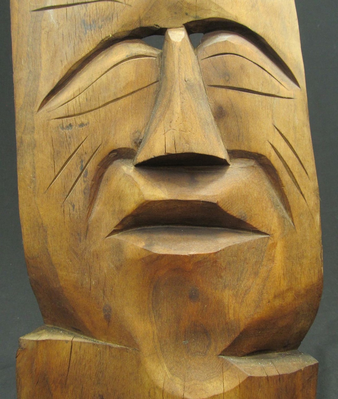 Hand Carved Wood Mask Mexico - Etsy