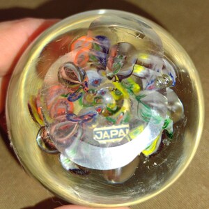 Millefiori Art Glass Paperweight - Etsy