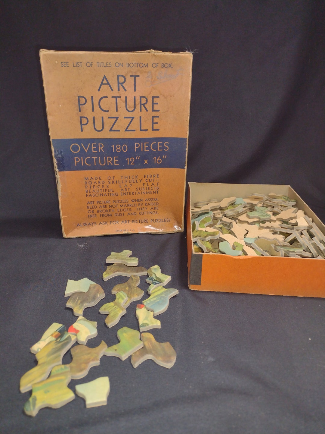 PRICE REDUCED Fox Hunting Puzzle 1930's - Etsy