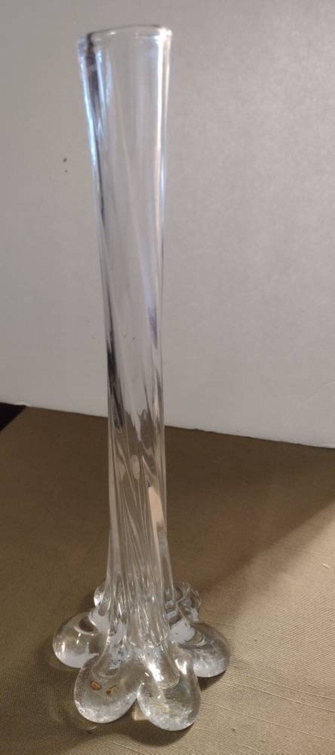 Rose Bud Vase Clear Glass - Etsy