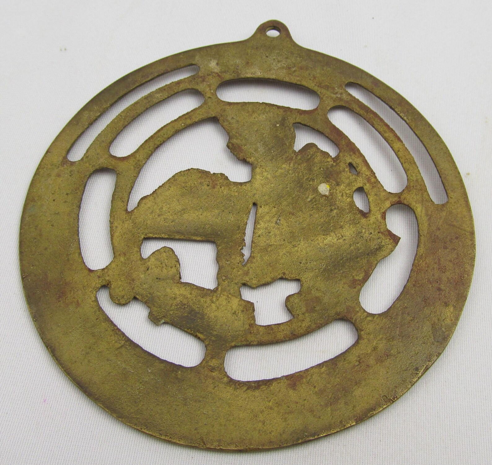 Vintage Brass Trivet - Etsy