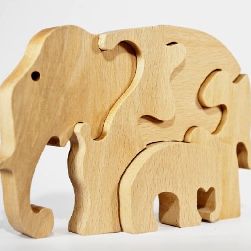 Elephant Puzzle - Etsy