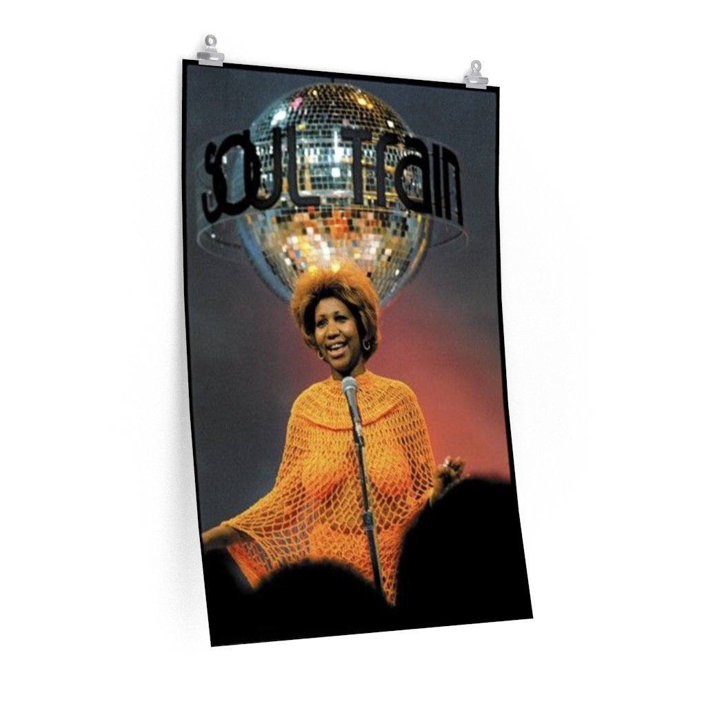 Aretha Franklin Soul Train Classic Poster Queen of Soul Gift Idea the ...