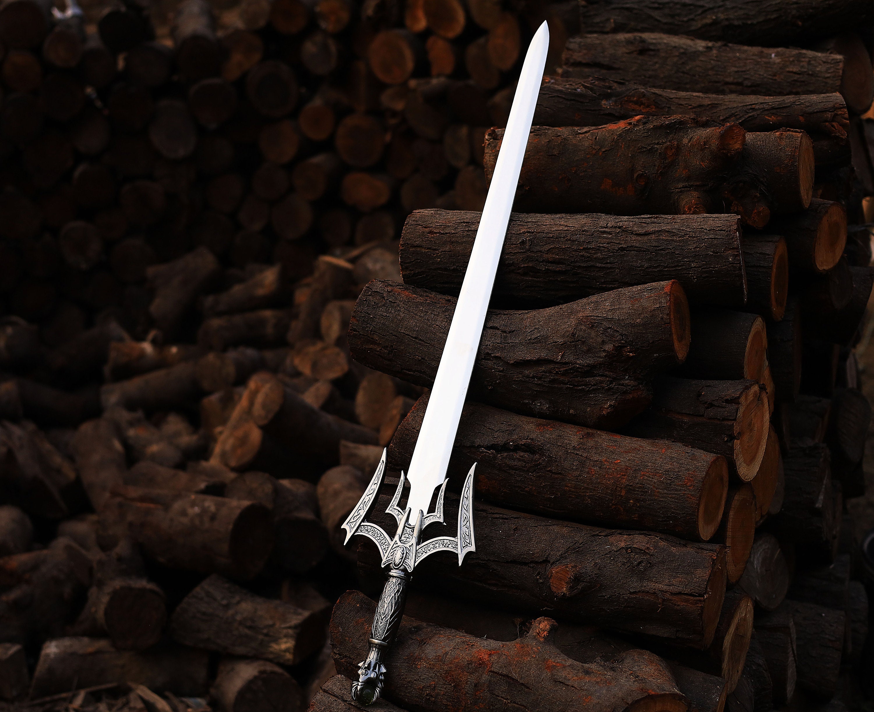Authentic Hand-forged Viking Sword Replica Norse Collector's Blade With ...