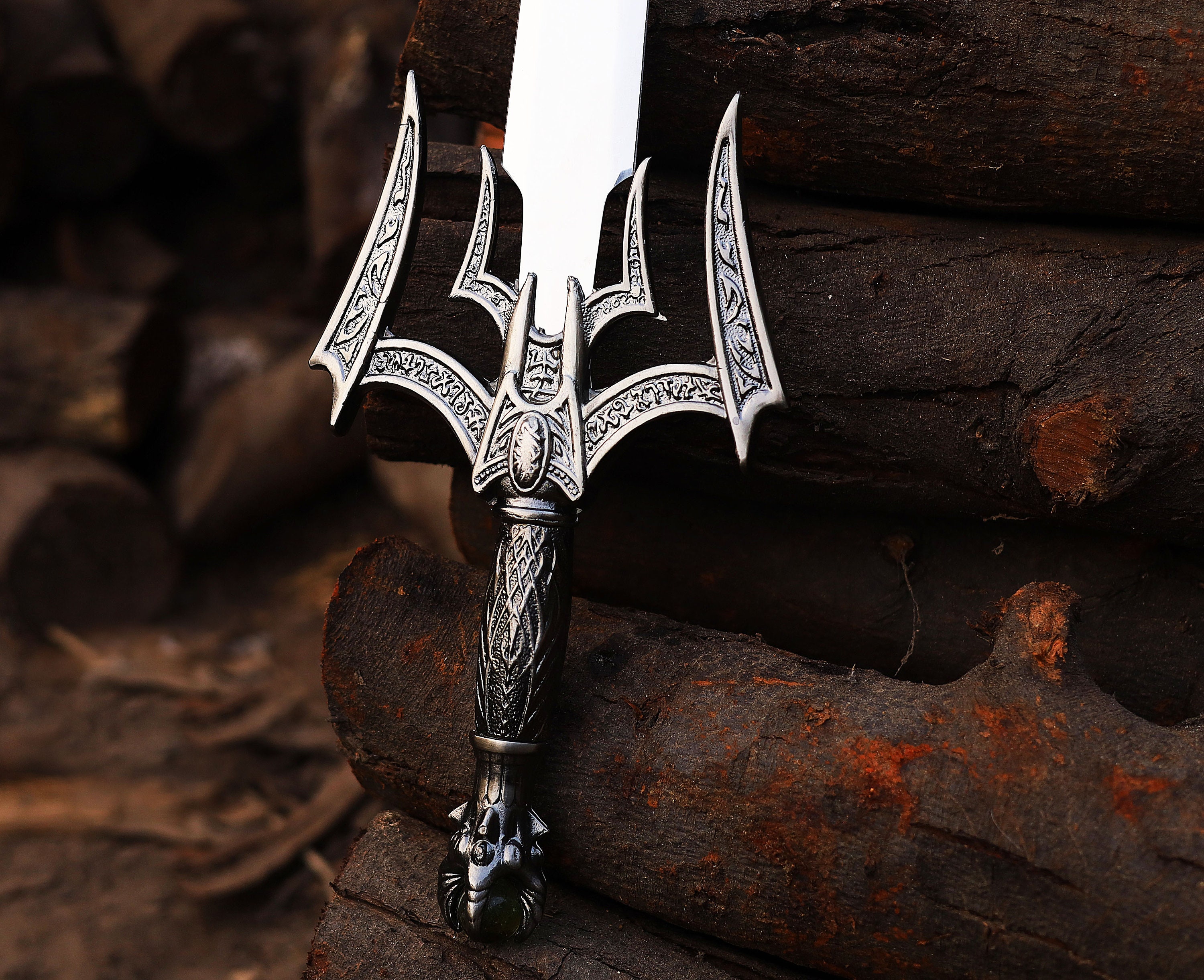 Authentic Hand-forged Viking Sword Replica Norse Collector's Blade With ...