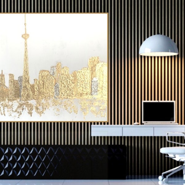 Abstract Cityscape - Etsy