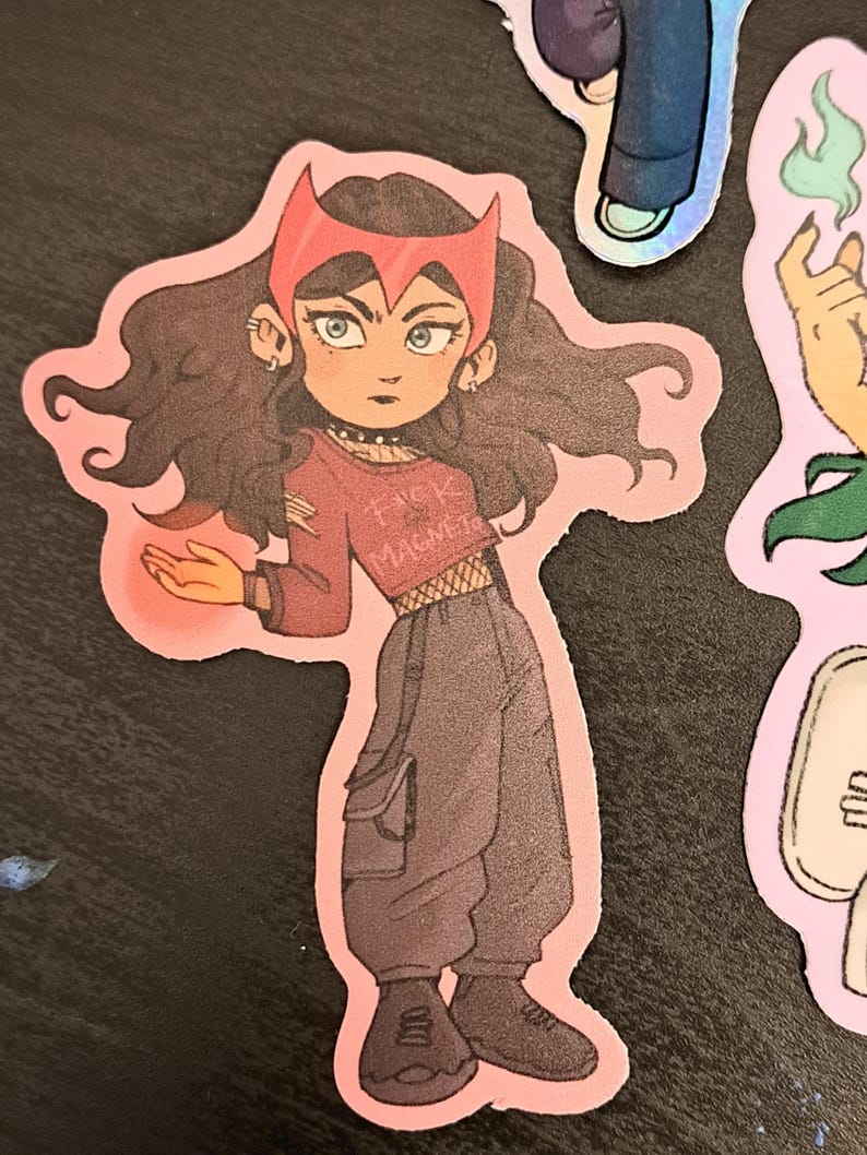 X-men Magneto Kids Stickers (polaris, Scarlet Witch, Quicksilver ...