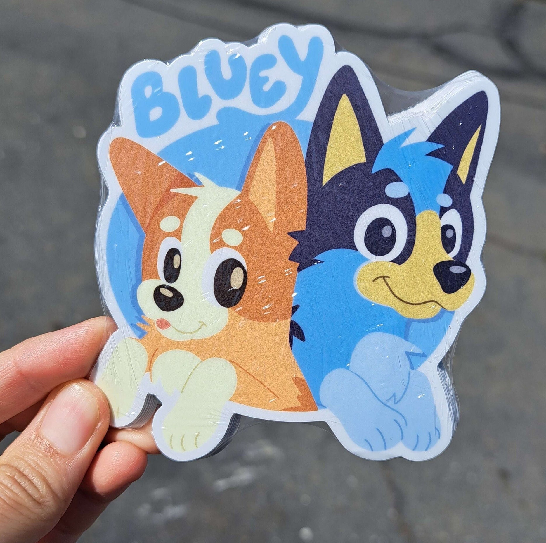 Bluey Stickers x 5 - Bluey Bingo Birthday Party Supplies & Favours Loot ...