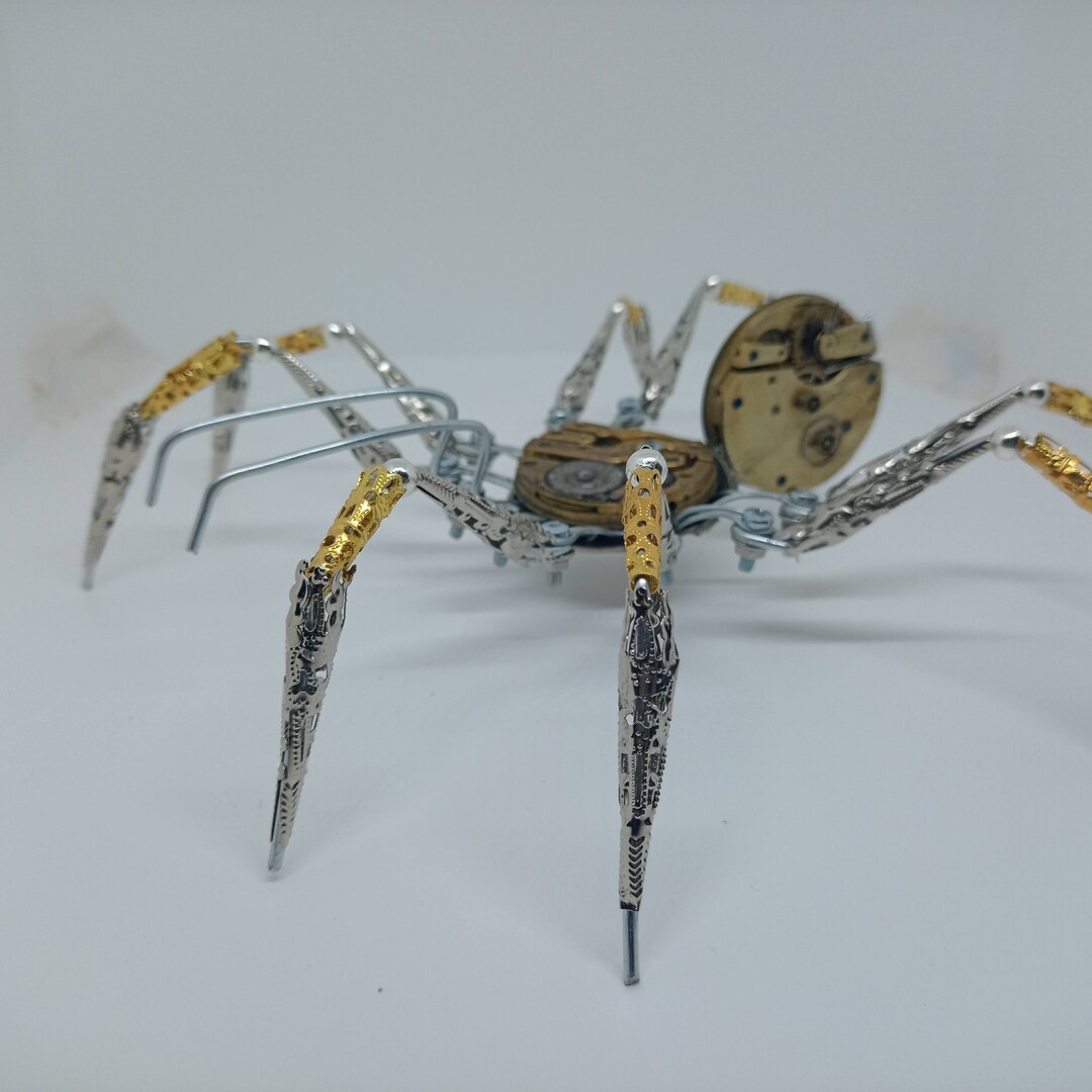 Mechanical Steampunk Spider Sculpture Hand Made Art Steampunk - Etsy