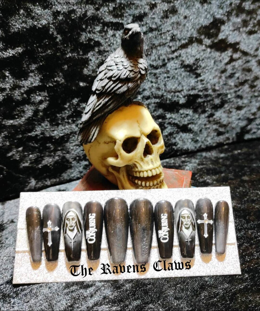 The Conjuring Movie Nails - Etsy UK