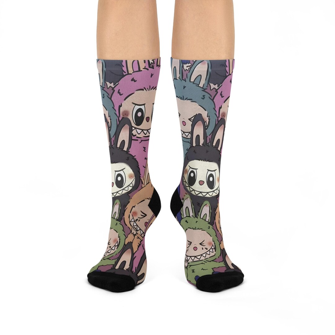 Labubu Crew Socks - Etsy