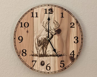 Deer Wall Clock - Etsy