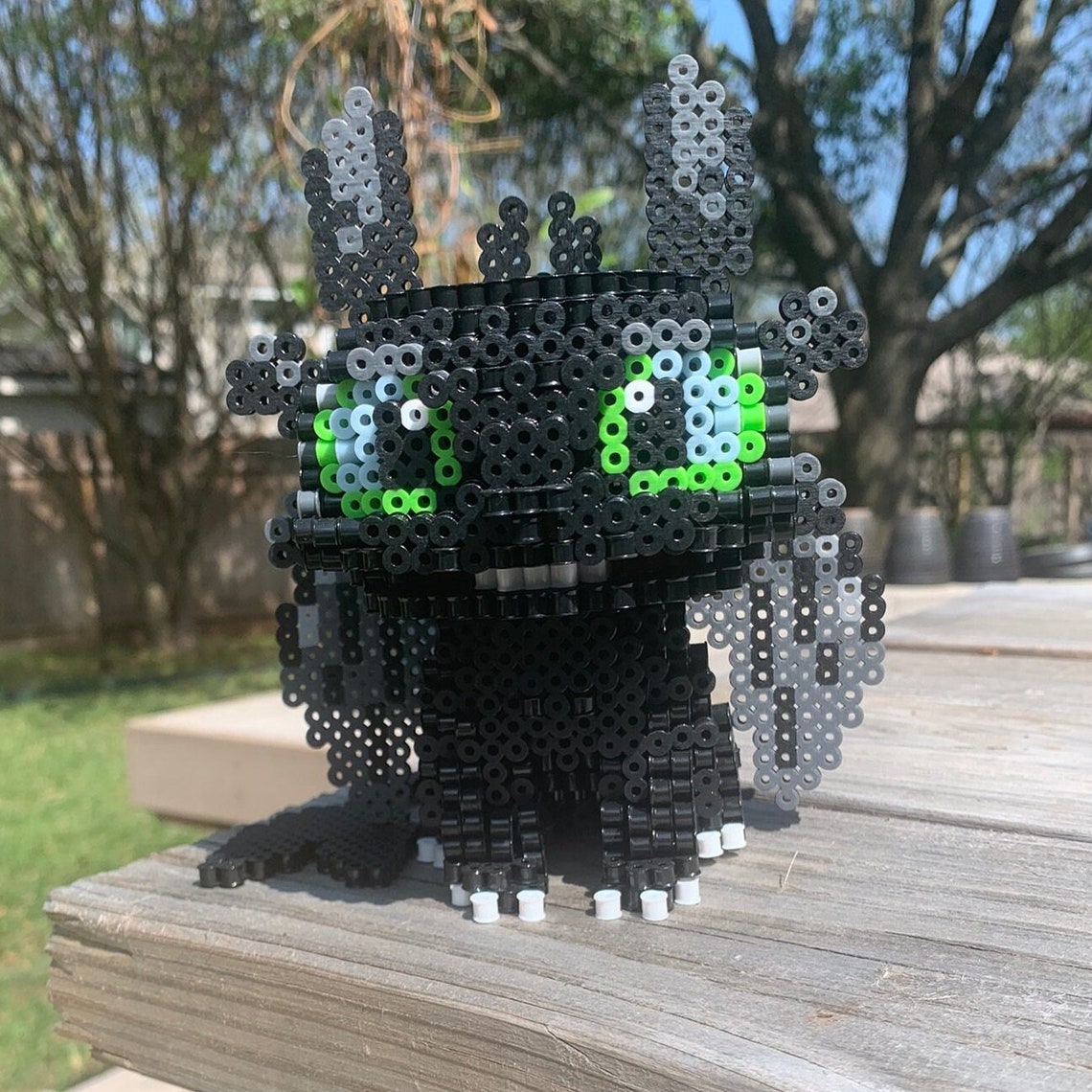3d Toothless Perler Bead - Etsy