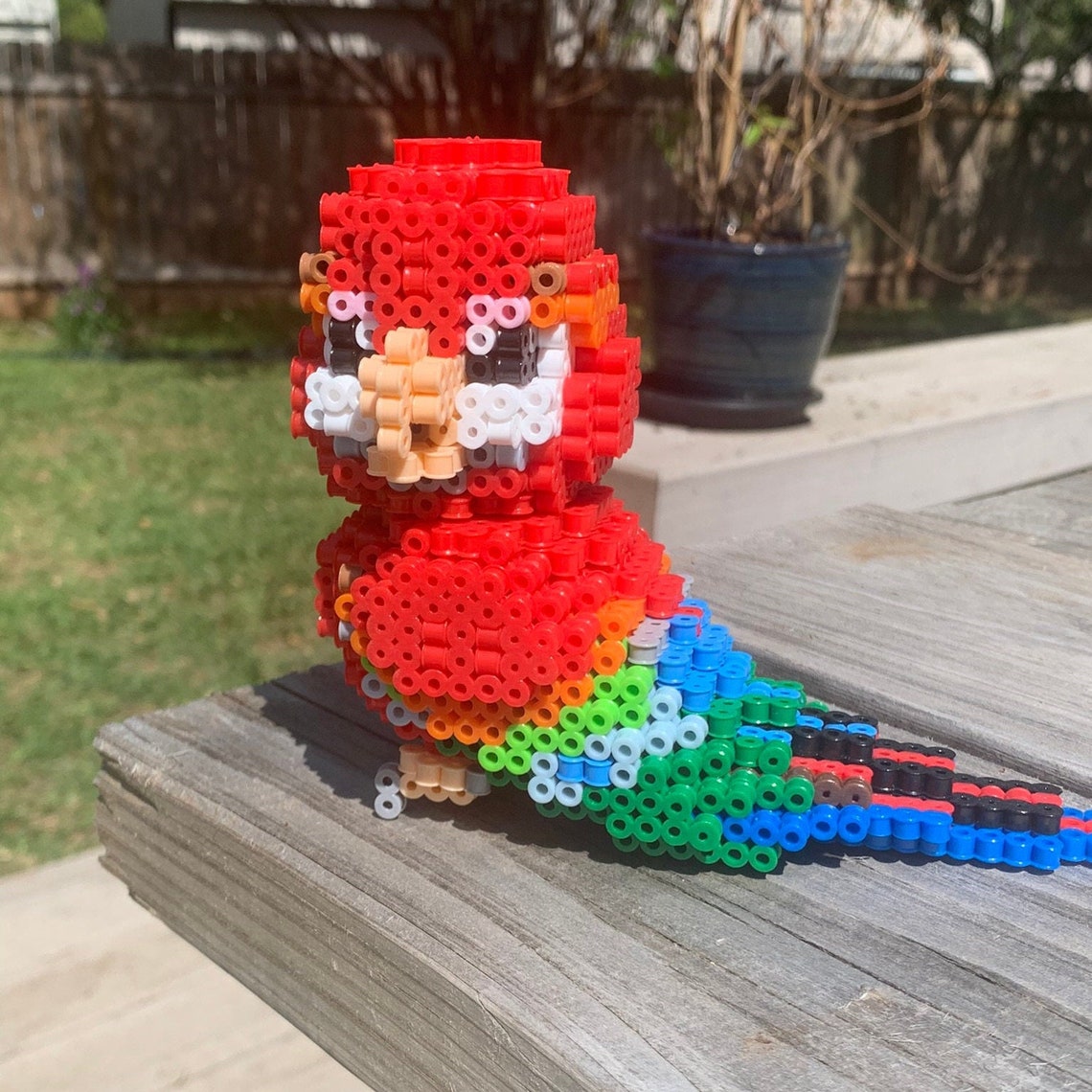 3d Parrot Perler Bead - Etsy