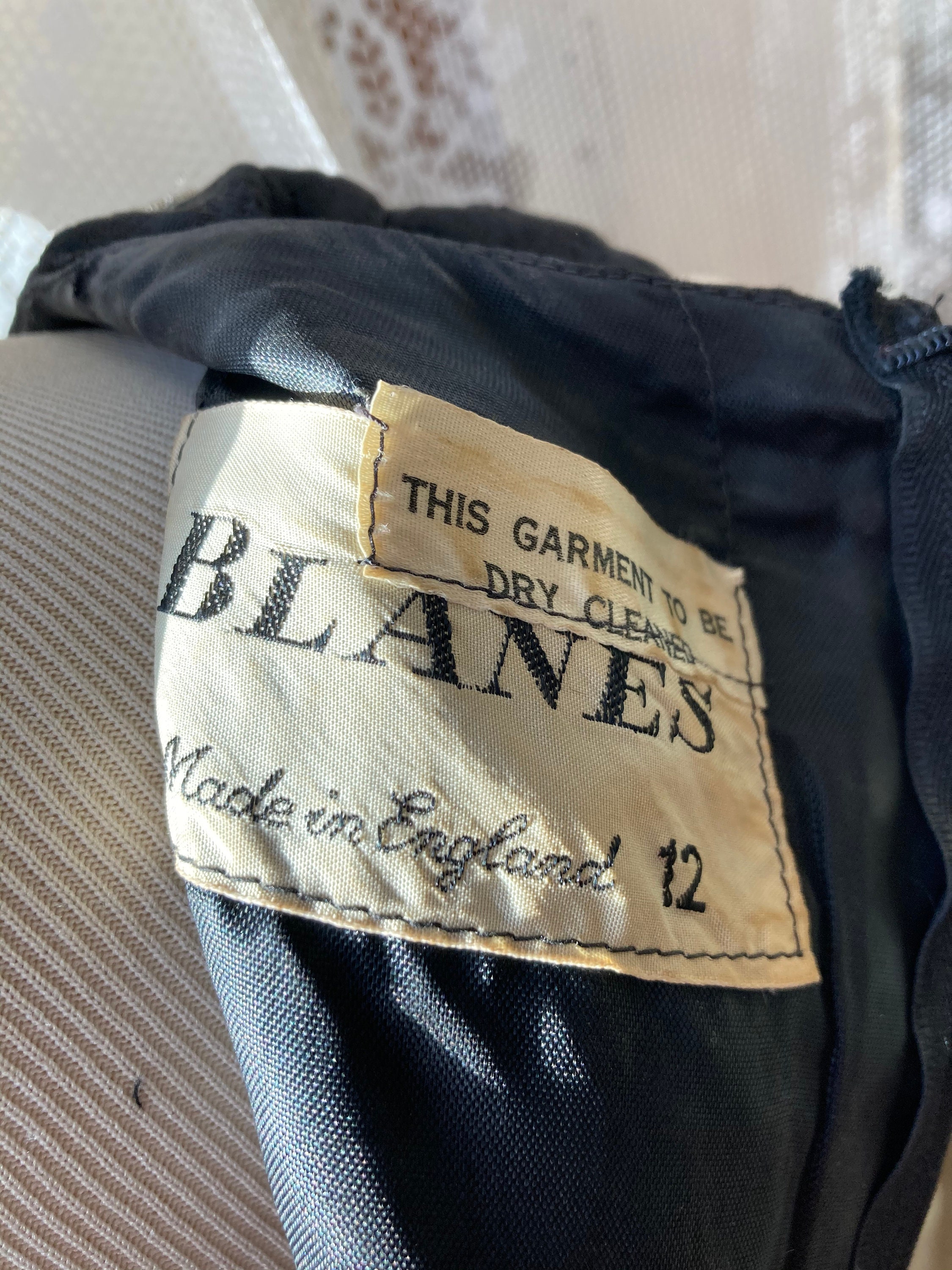 Black 60s Shift / Mad Men-style Black and Silver Cocktail Dress With ...