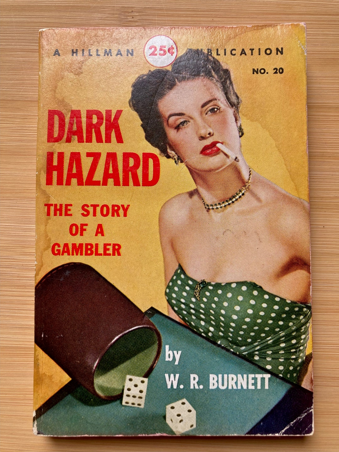 40s Pulp Fiction / Dark Hazard: the Story of a Gambler by WR Burnett ...