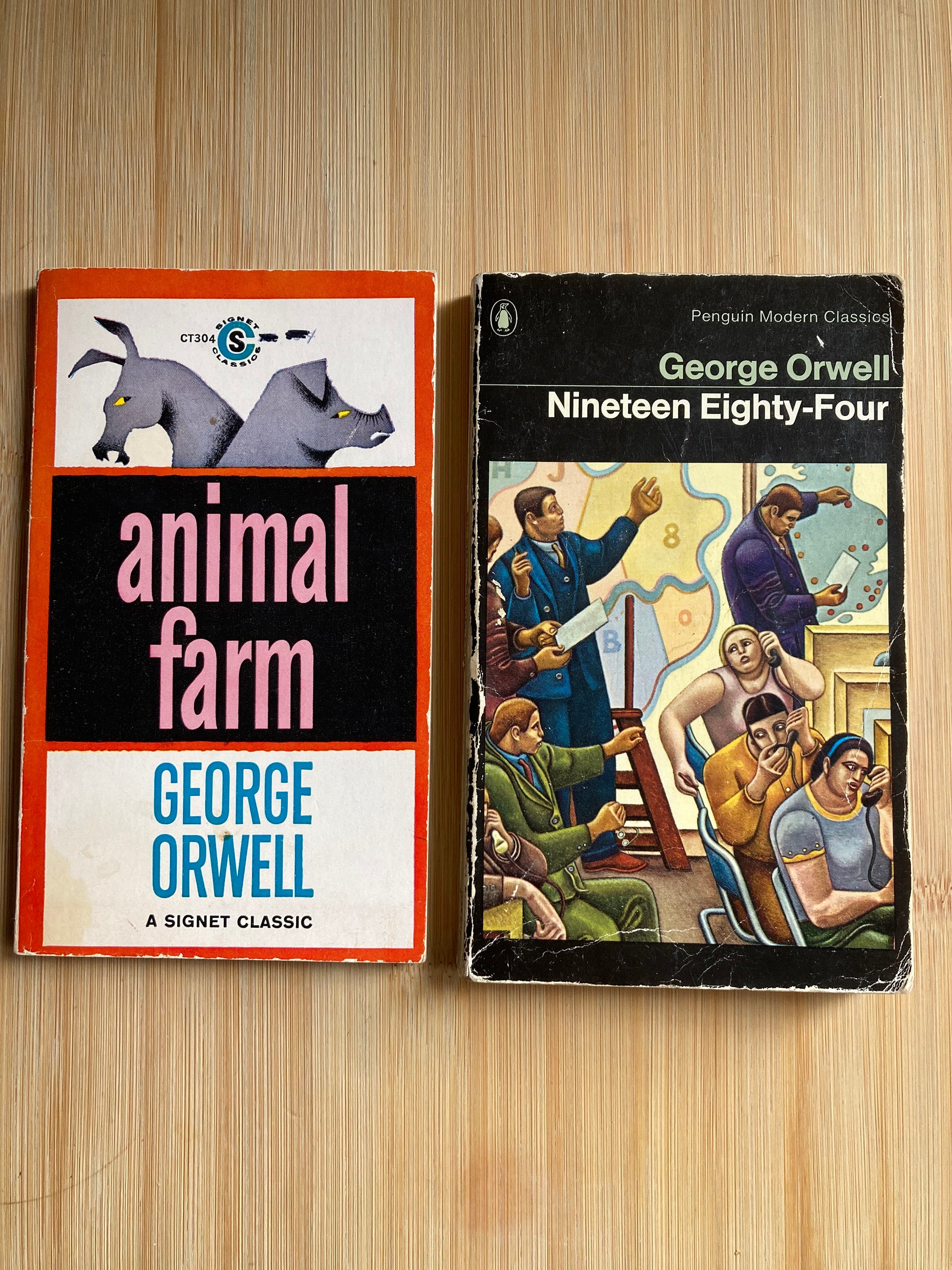 1956 Orwell Animal Farm/ 70s Orwell 1984 /vintage Orwell - Etsy