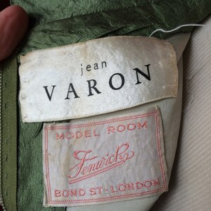 Green 50s Dress / 50s-style 1960s Jean Varon, John Bates / Mad Men ...